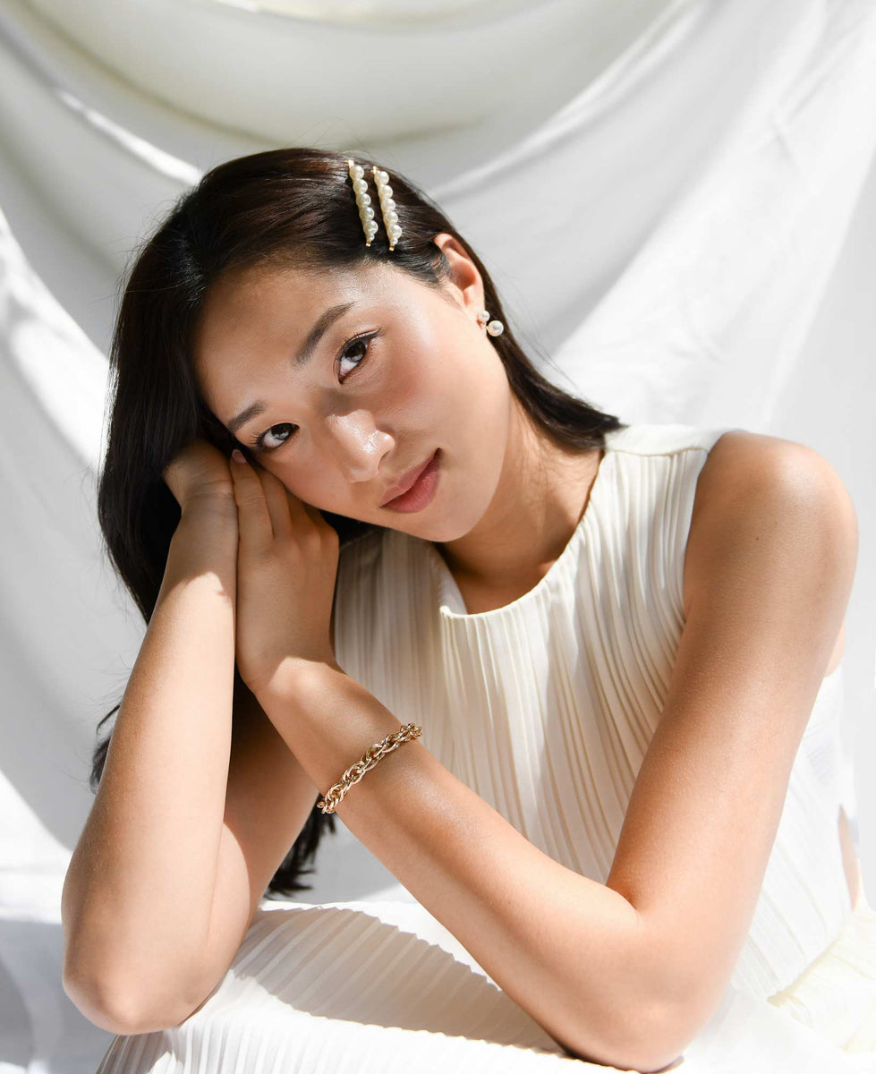 Ollie Chunky Chain Gold Bracelet | Sachelle Collective